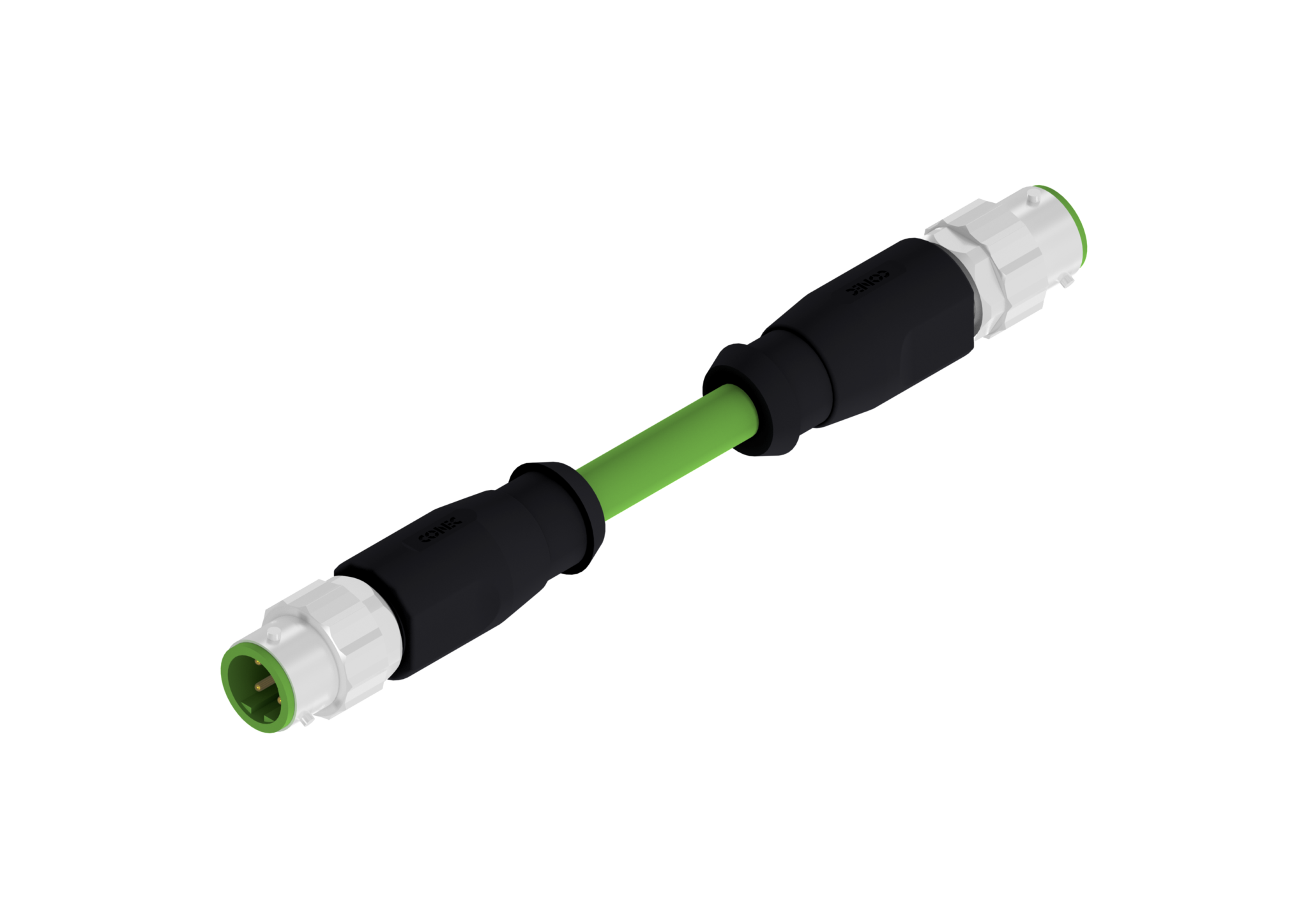 Circular connectors with bayonet quick locking system