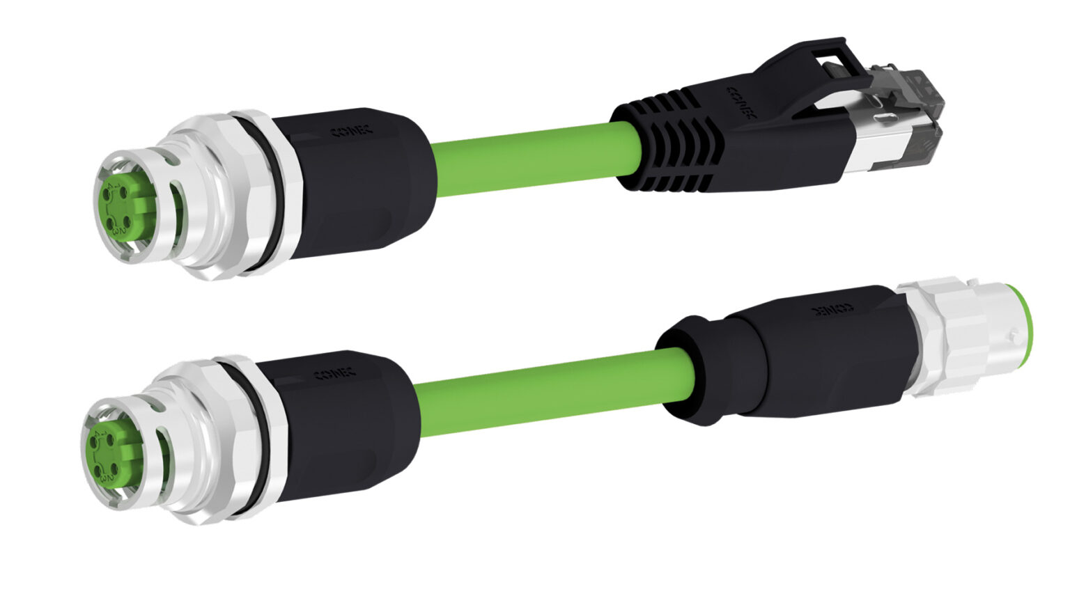 Circular connectors with bayonet quick locking system